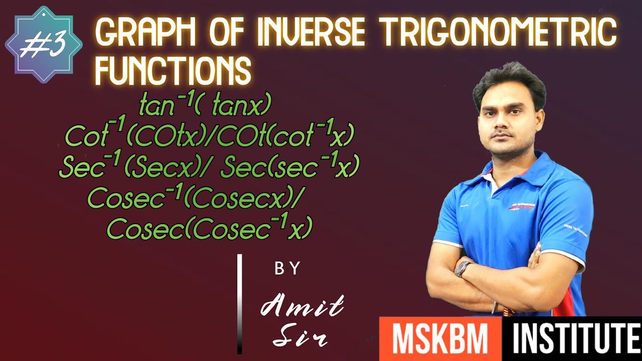 Graph of Inverse Trigonometric Functions |ITF| Graph of tan Inverse tan ...