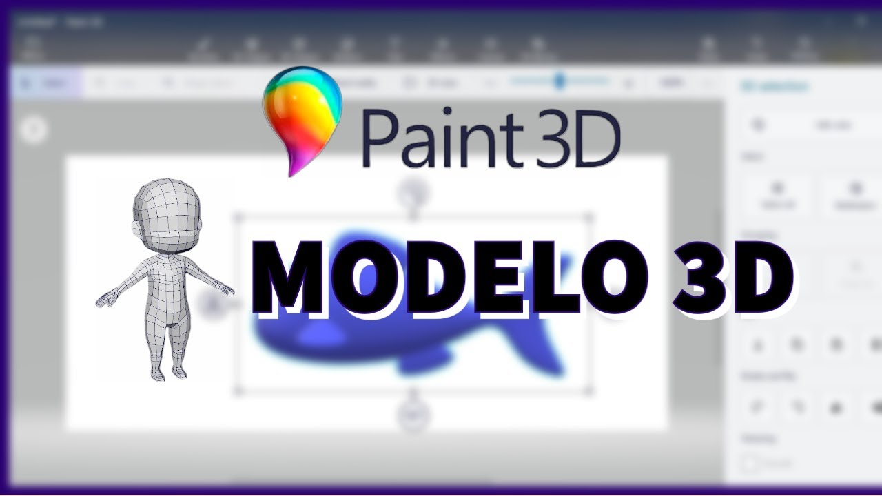 COMO HACER UN MODELO 3D EN PAINT 3D!!! - YouTube