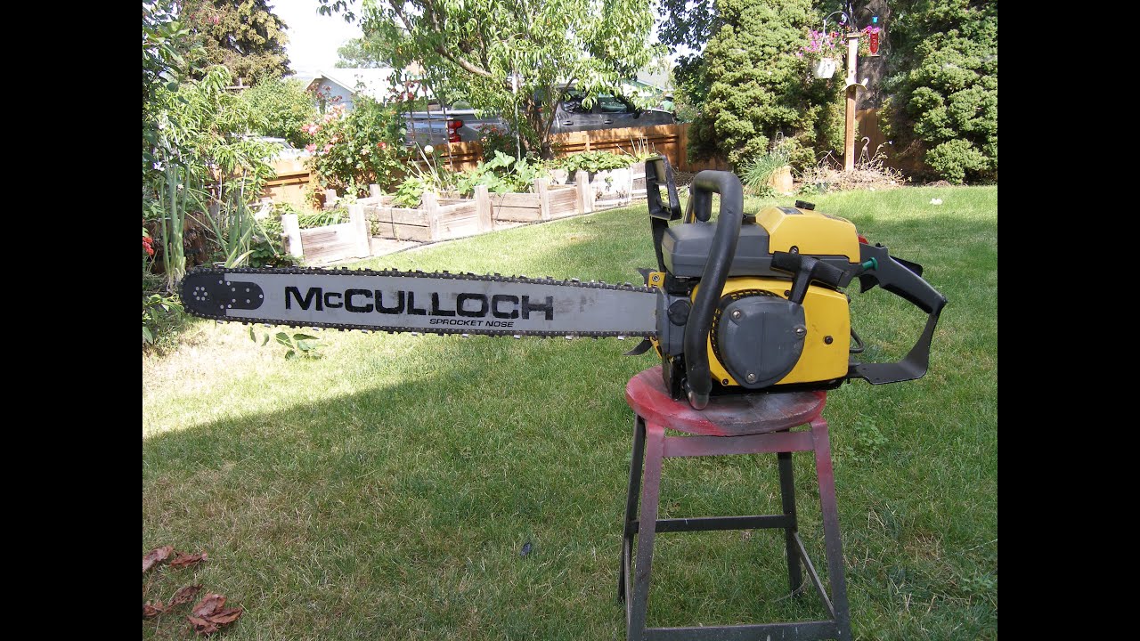 McCulloch Pro Mac 8200 Chainsaw For The Collection! - YouTube