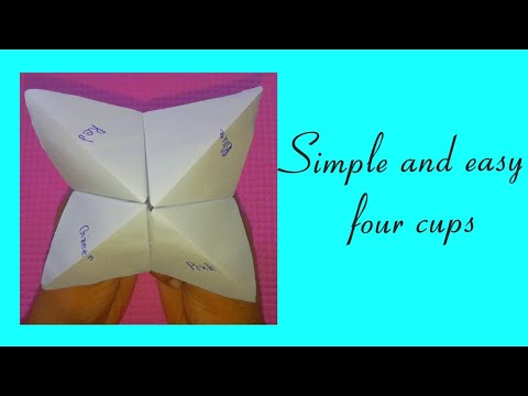 How to make four cups - YouTube