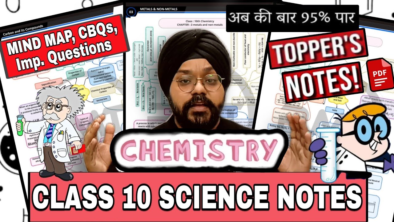 Class 10 Chemistry Notes 2023-24 🔥 | CBSE Class 10th Science Notes By ...