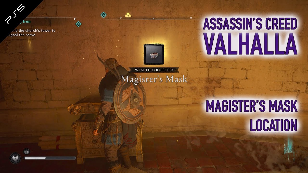 Assassin's Creed Valhalla - Location of the Magister's Mask - PS5 - YouTube