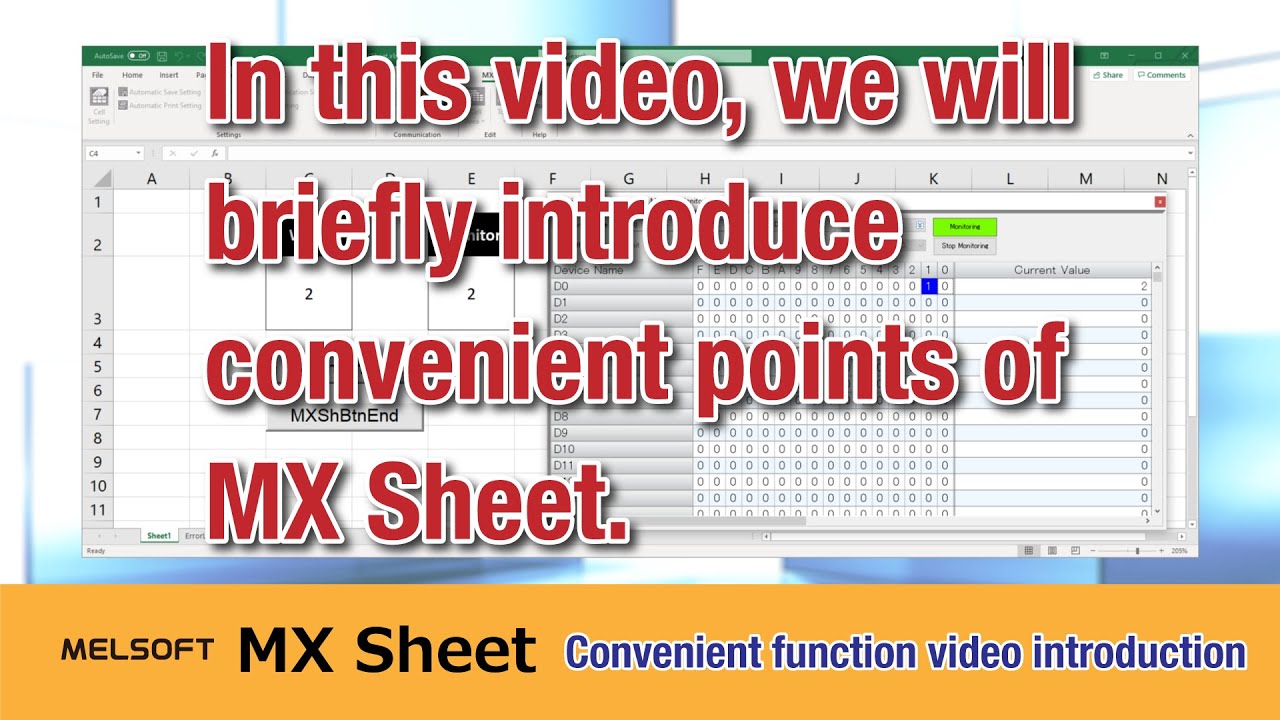 In this video, we will briefly introduce convenient points of MX Sheet ...