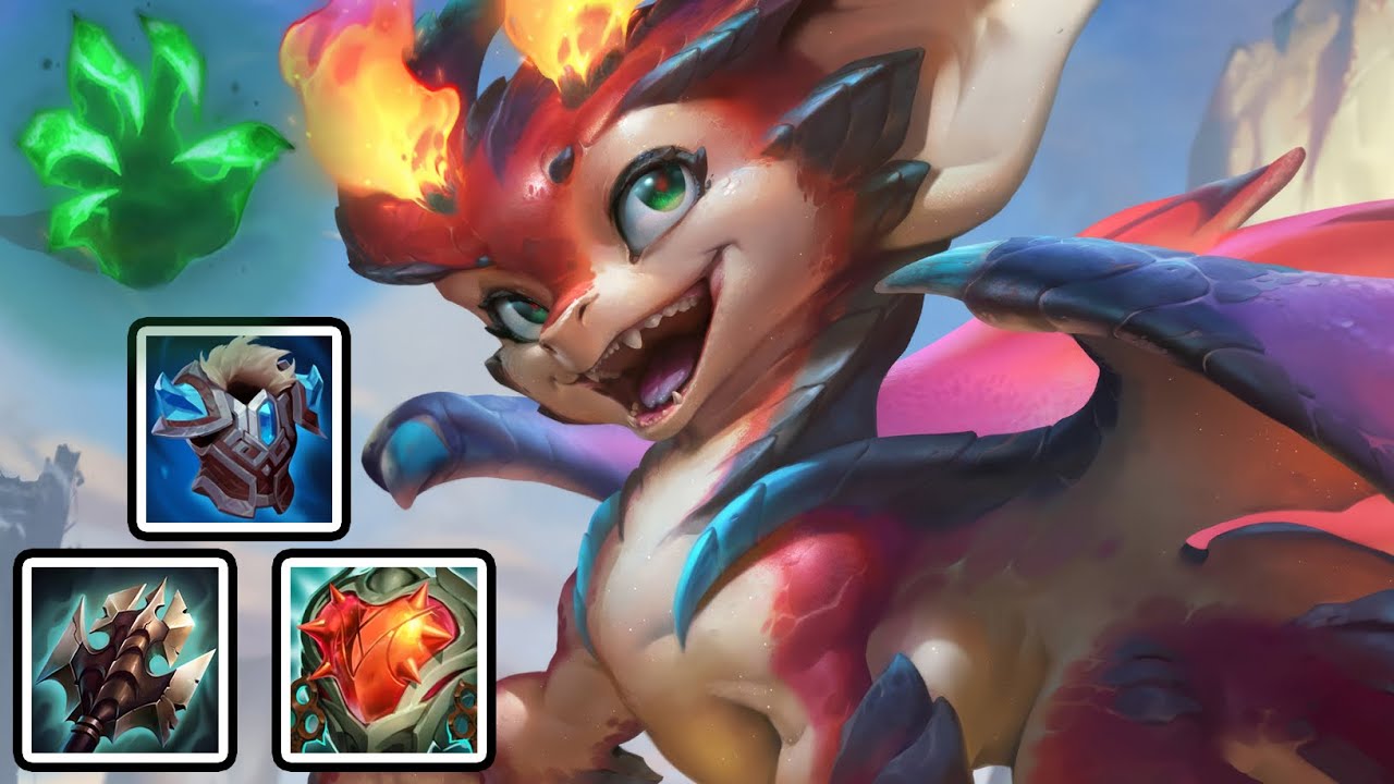UNKILLABLE TANK SMOLDER TOP [ SPYRO THE DRAGON accurate LORE ] - League ...
