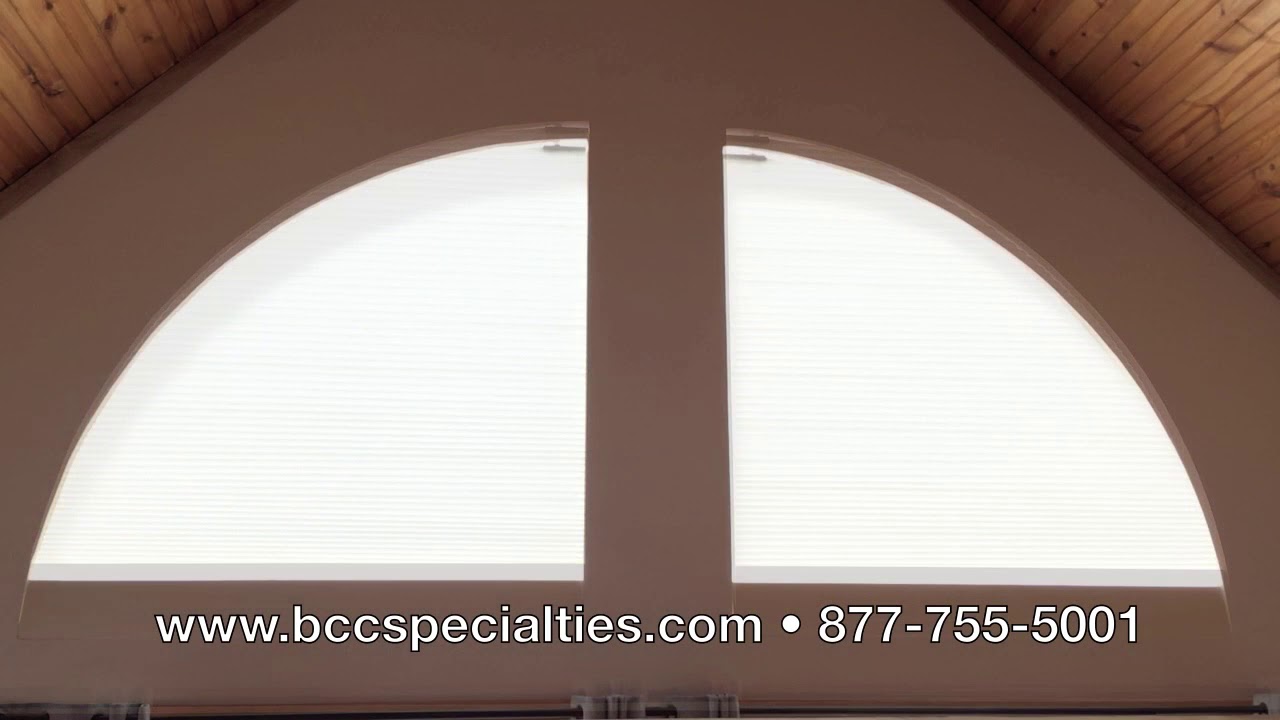 Arch Quarter Round Blind - YouTube