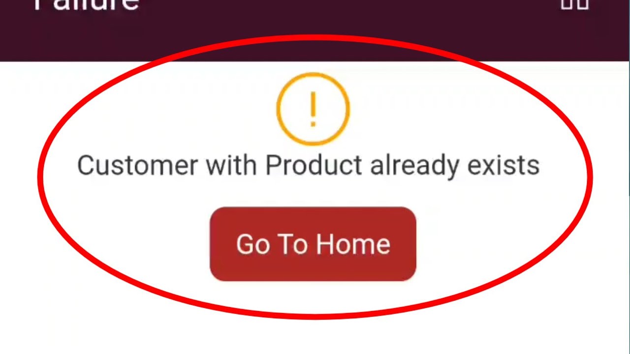 Ippb Fix Customer with Product already exists Problem Solve - YouTube