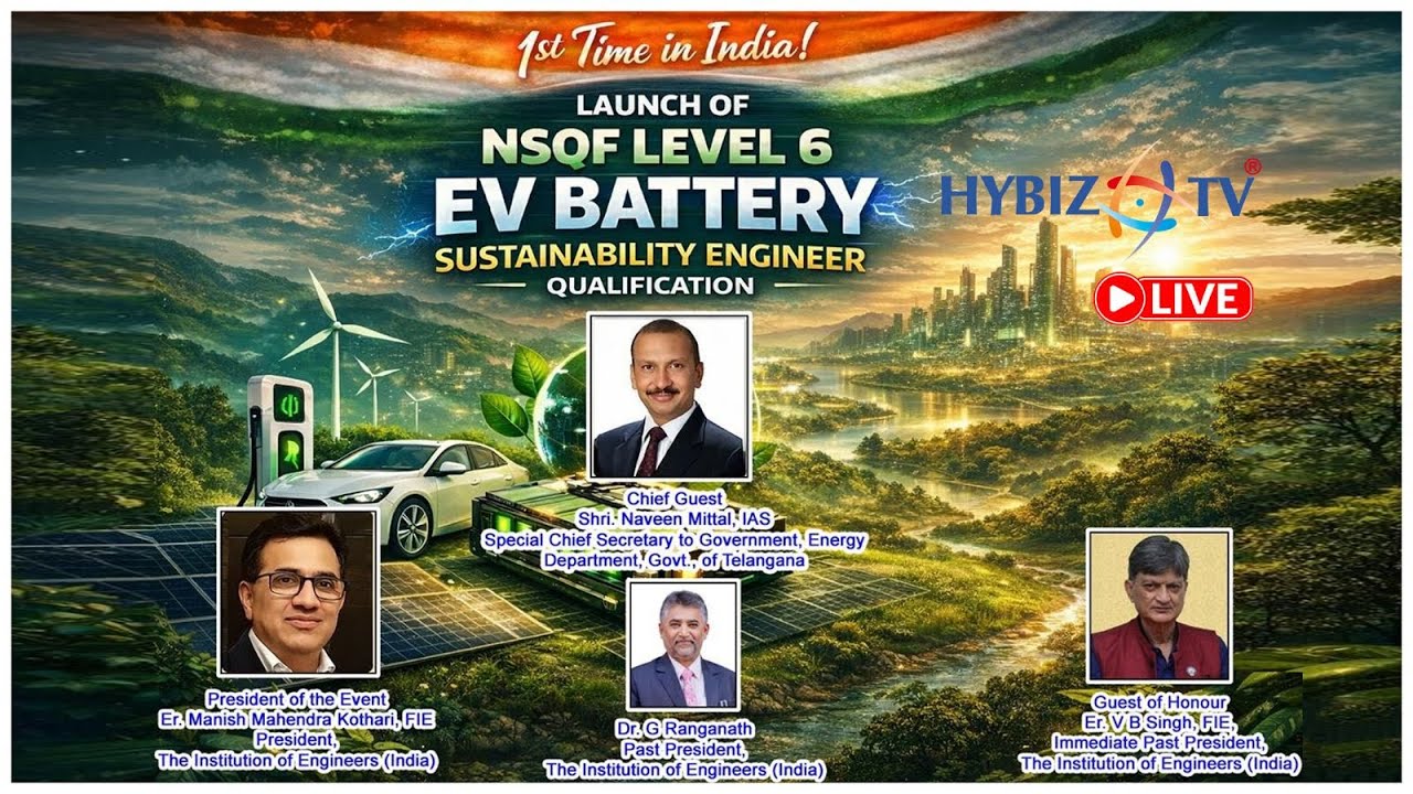 India’s First NSQF Level 6 EV Battery Sustainability Engineer | LIVE ...