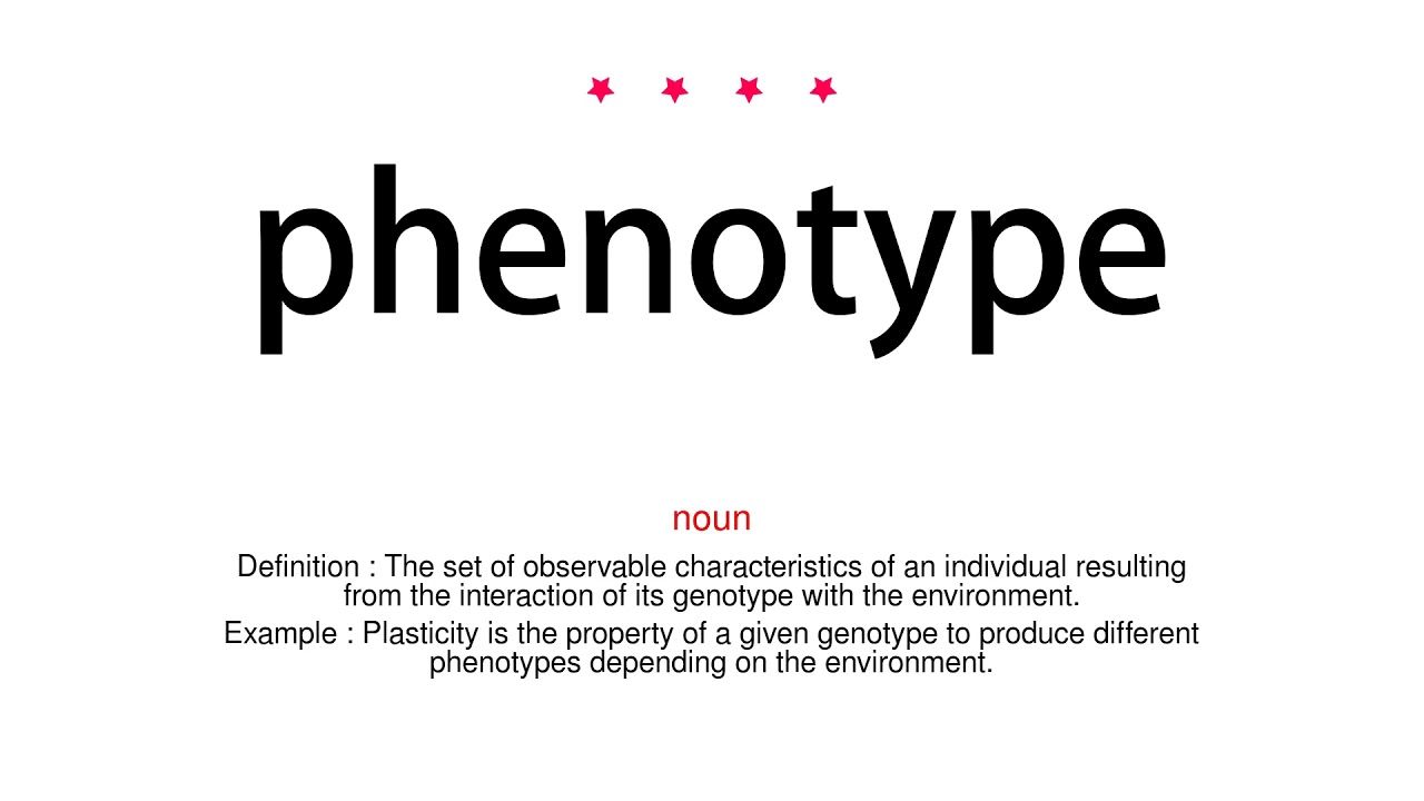 Phenotype Definition