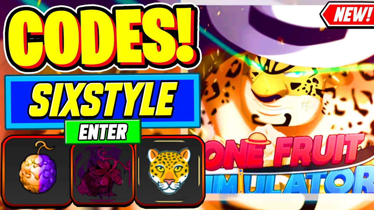 ⚠️New⚠️ ALL WORKING SIX STYLE UPDATE CODES For One Fruit - Roblox One ...