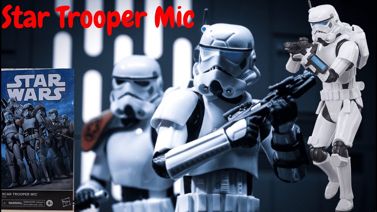 Scar Trooper Mic Black Series Star Wars - YouTube