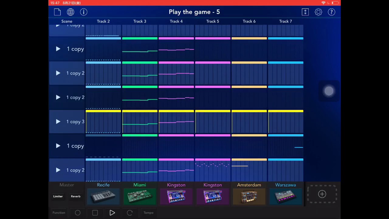 [Korg Gadget] Play the Game - YouTube