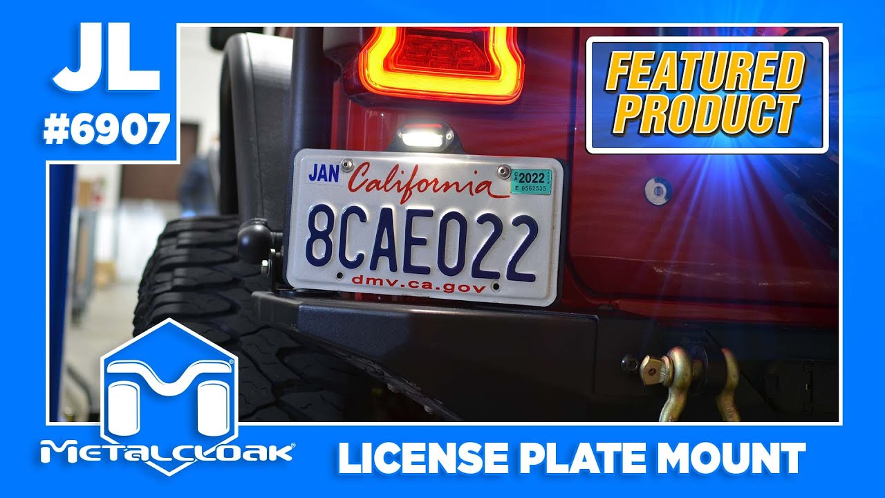 Featured Product: MetalCloak Swing-A-Way License Plate Relocation Mount ...