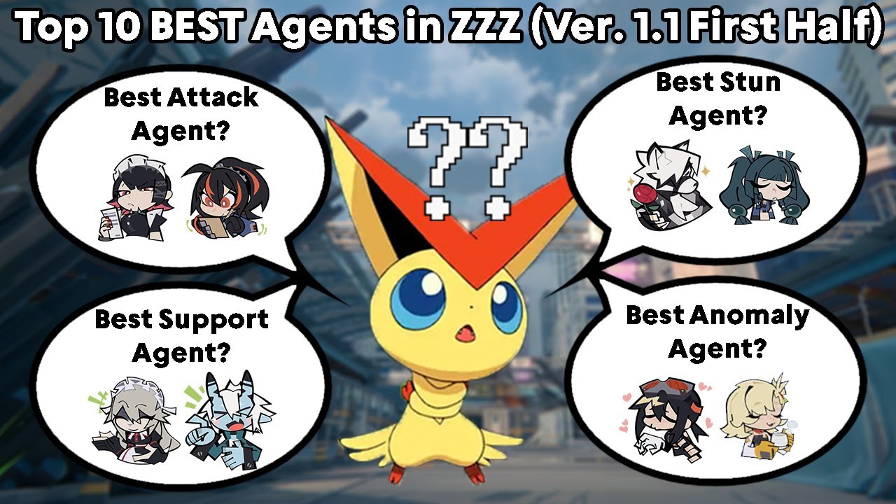 The Top 10 BEST Agents in ZZZ (Version 1.1 First Half) - Let's Say ...