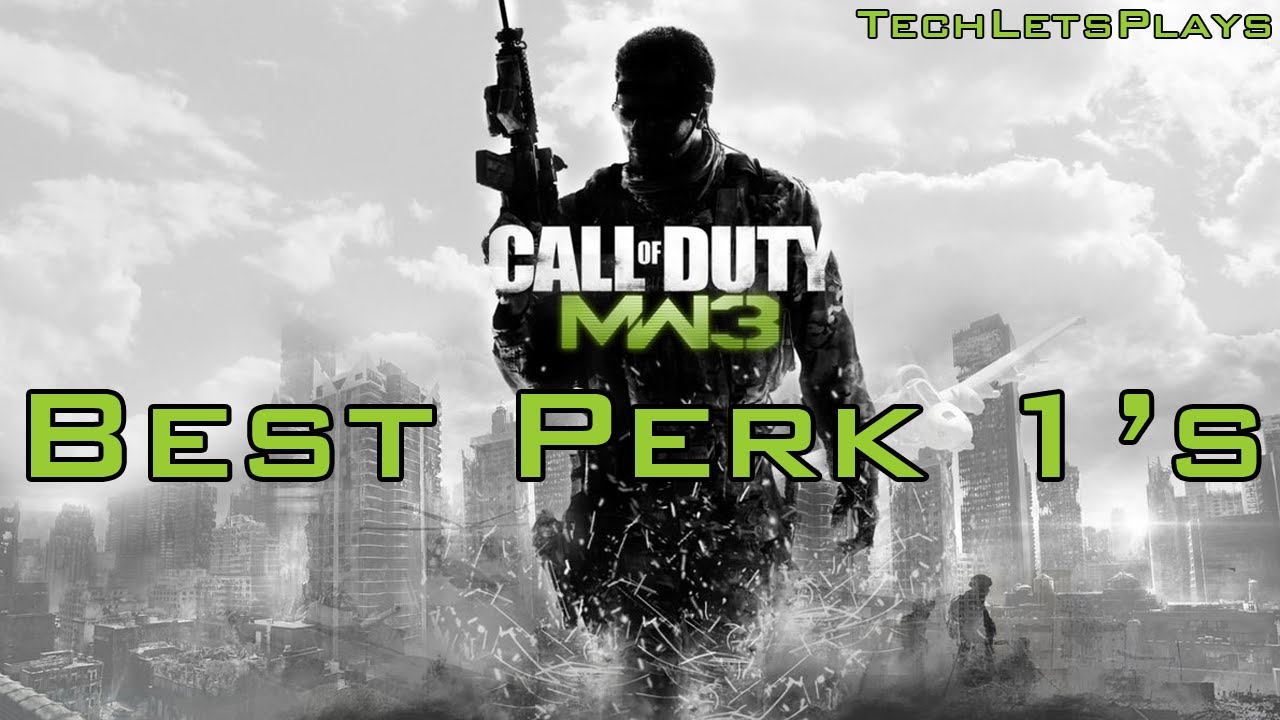Modern Warfare 3: Best Perks in Tier 1 - YouTube