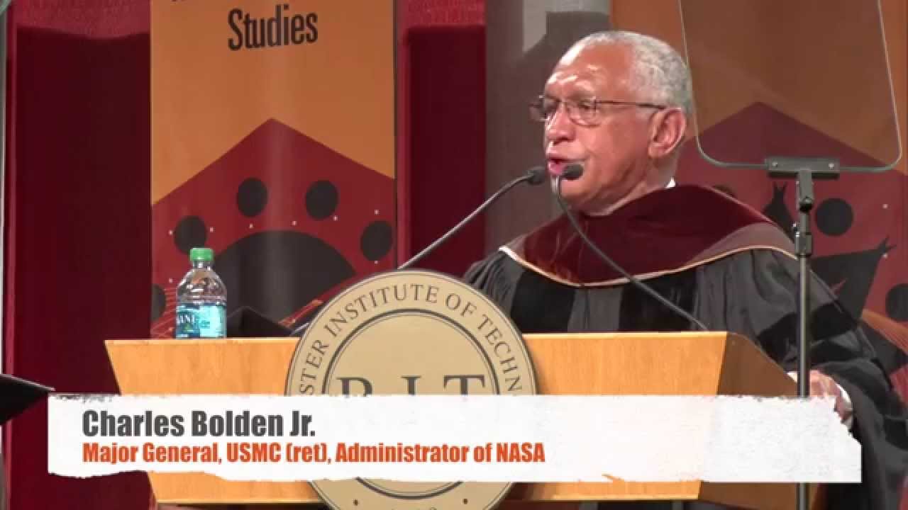 Major General Charles Bolden Welcomes RIT Alumni - YouTube