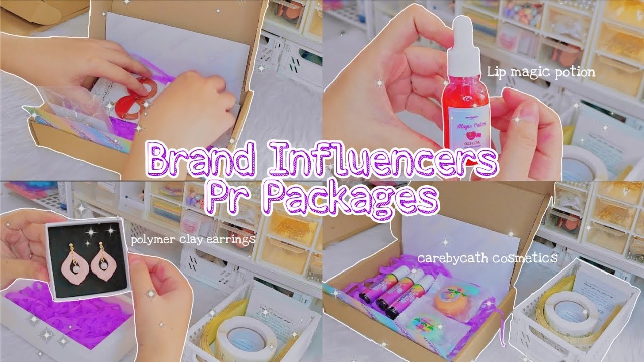 Packing Pr Packages for Brand Influencers sTudio vLog 10 (asmr, low ...