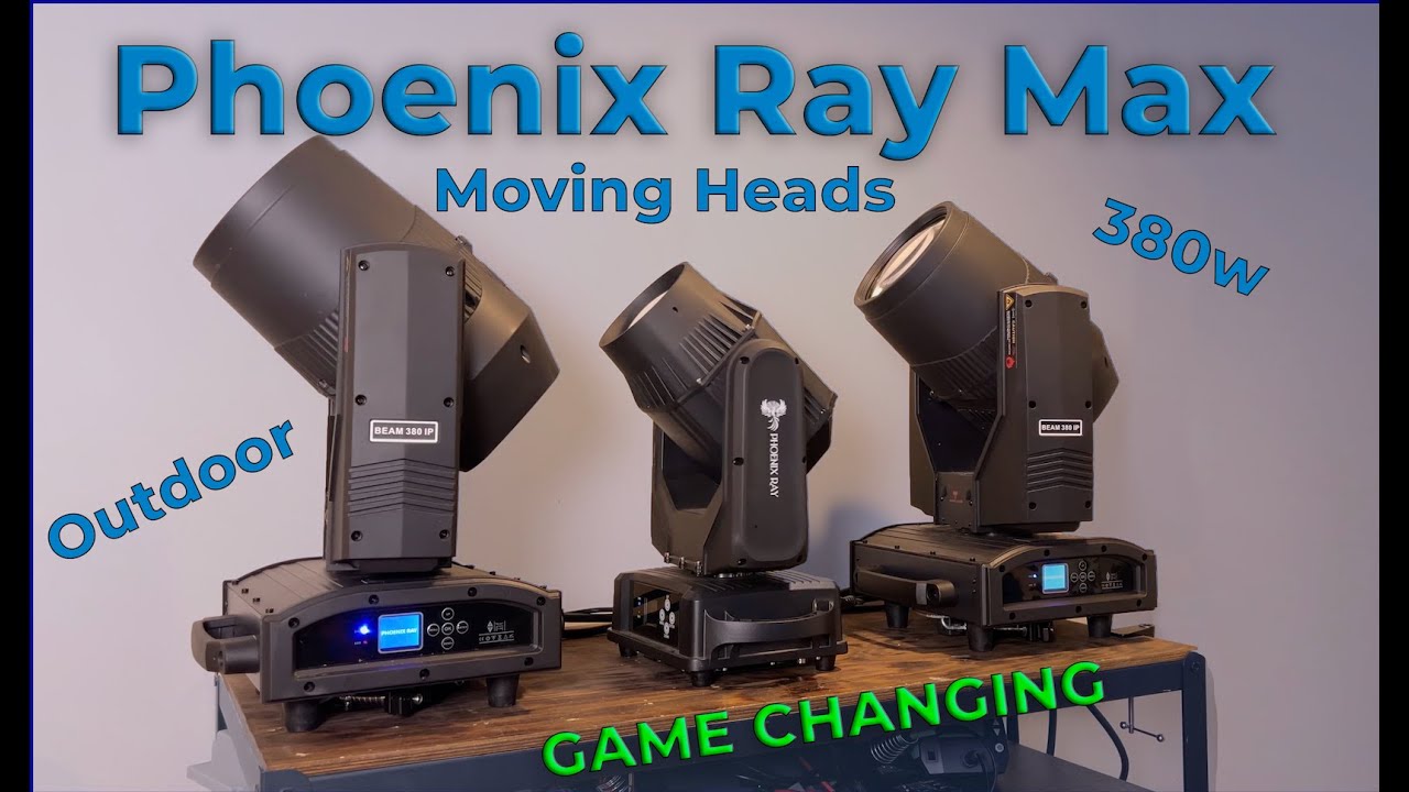Introducing the Phoenix Ray Max Moving Heads - YouTube