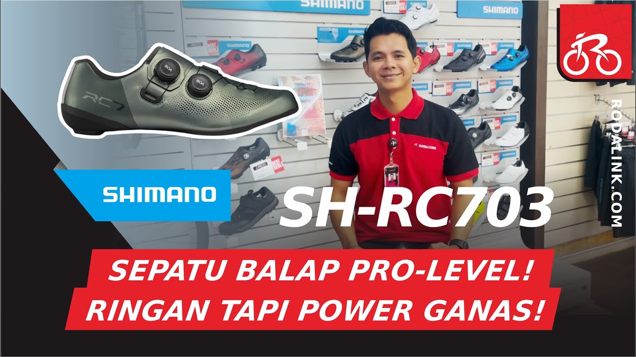 Sepatu Balap Pro-Level! Shimano RC703, Ringan Tapi Power Ganas! - YouTube