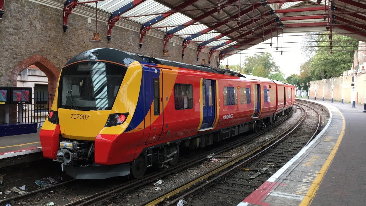 My first ride on a Class 707 - YouTube