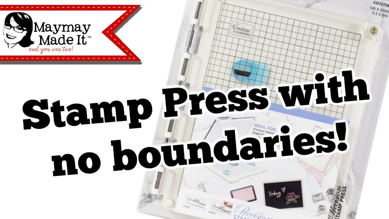 Couture Creations Precision Stamp Press - YouTube