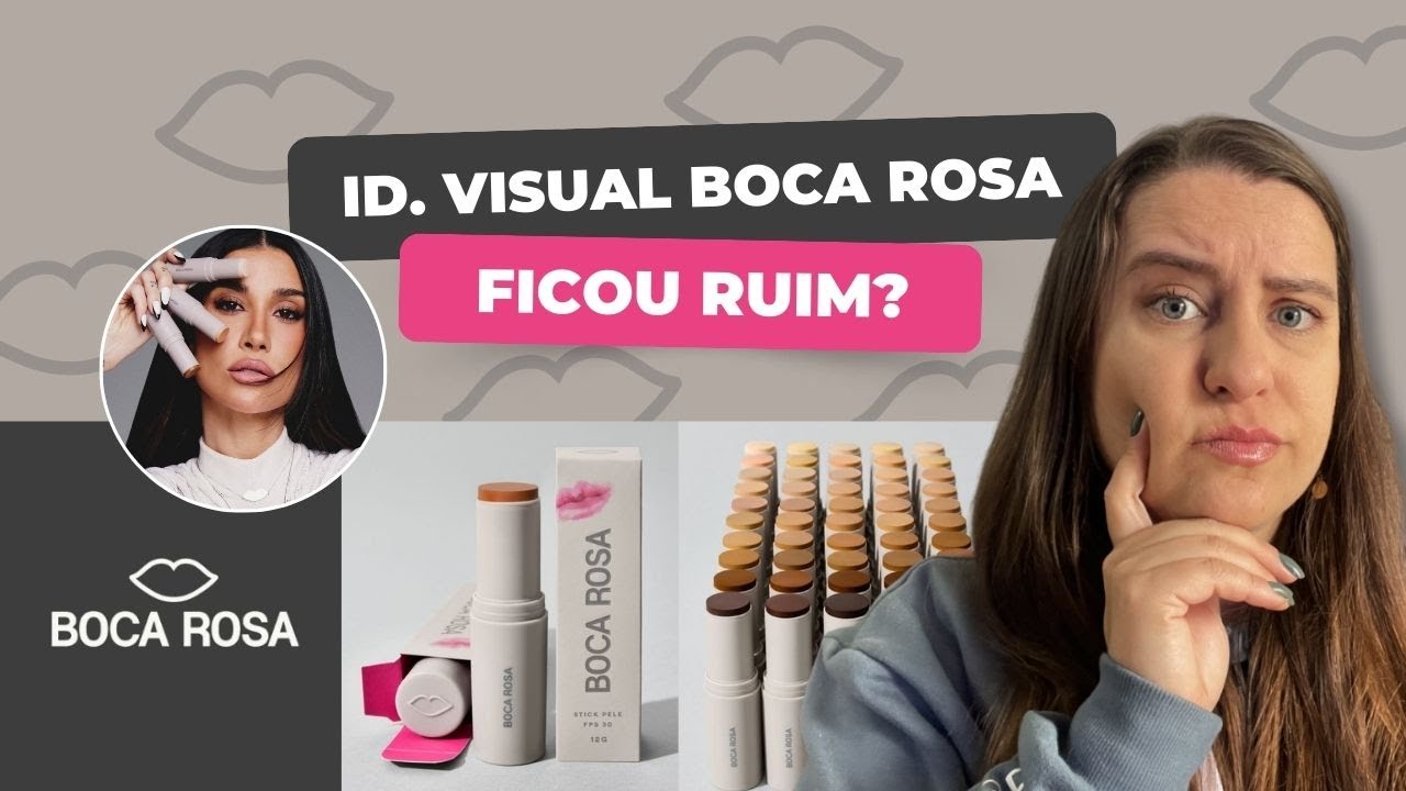 Nova Identidade Visual Boca Rosa - Design Gráfico - YouTube