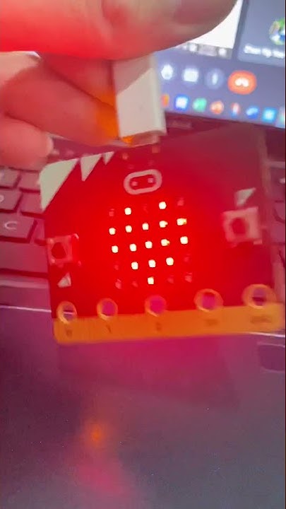 Show flashing love to your couple by using microbit - YouTube