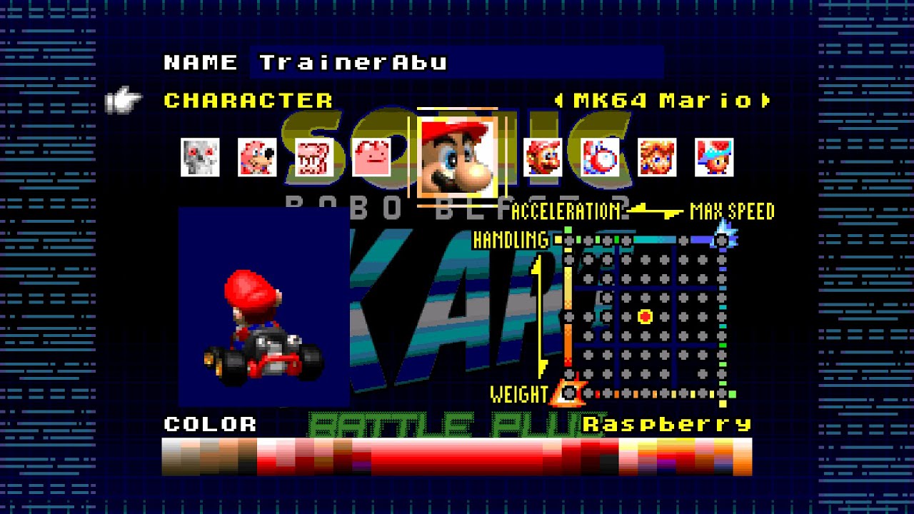 SRB2 Kart Netplay as Mario Kart 64 Mario - YouTube