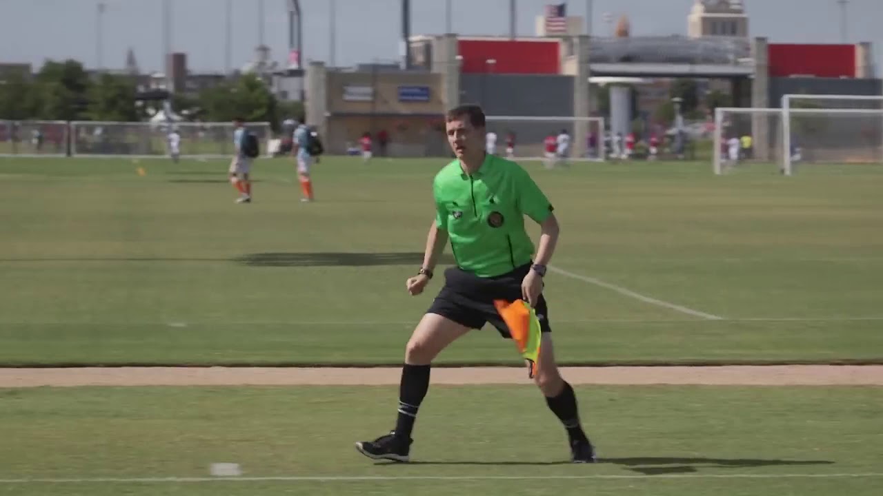 Corner Kick Laws of the Game Assistant Referee Signals - YouTube