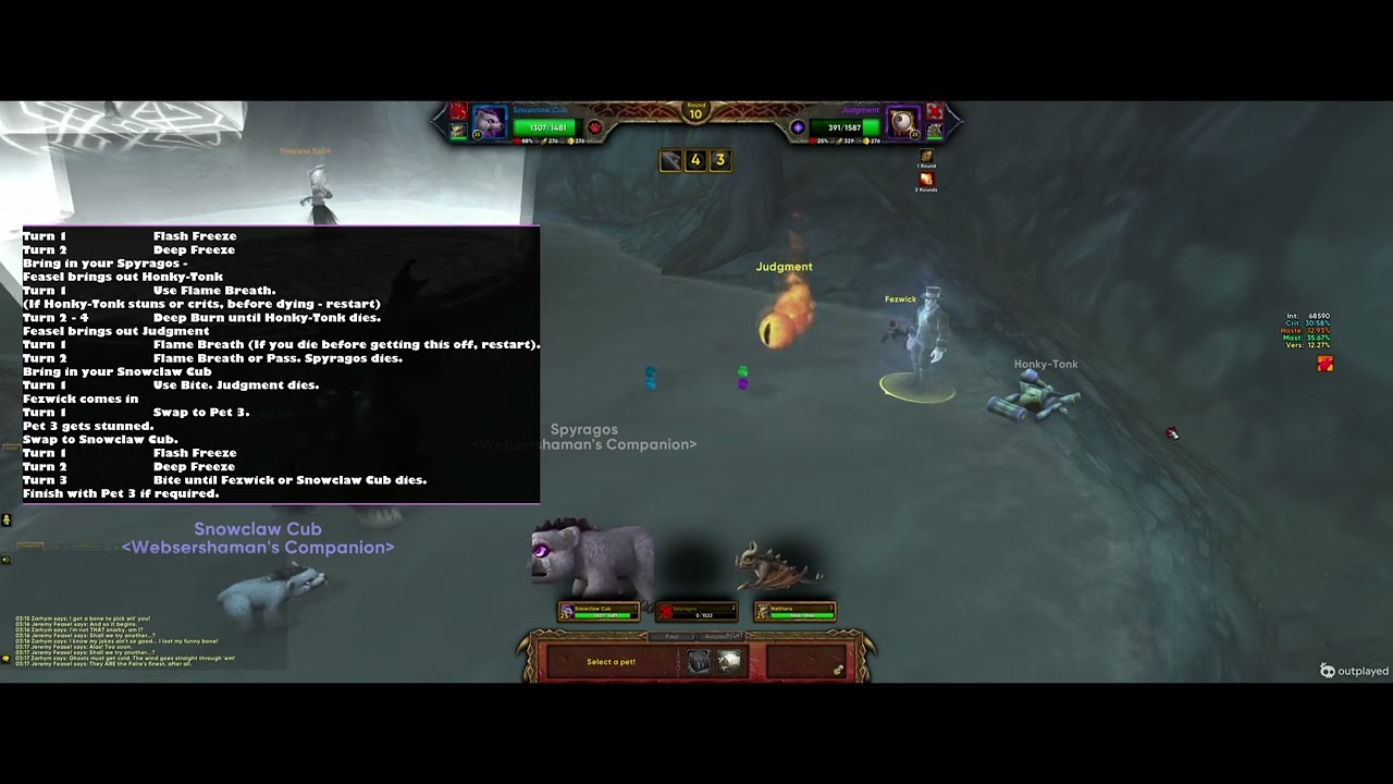 How to win 5 O'Clock Orb Felcycle Pet Battle against Jeremy Feasler ...