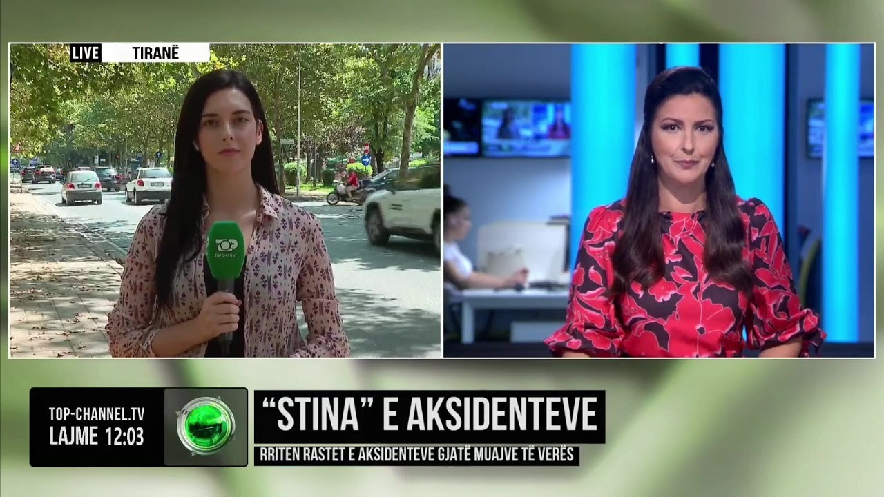Top Channel/ “Stina” e aksidenteve/ Rriten rastet e aksidenteve gjatë ...