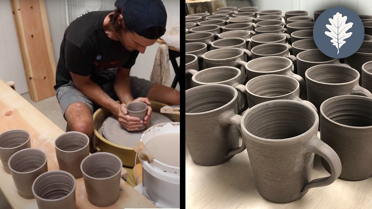 How I make my first 50 mugs - YouTube