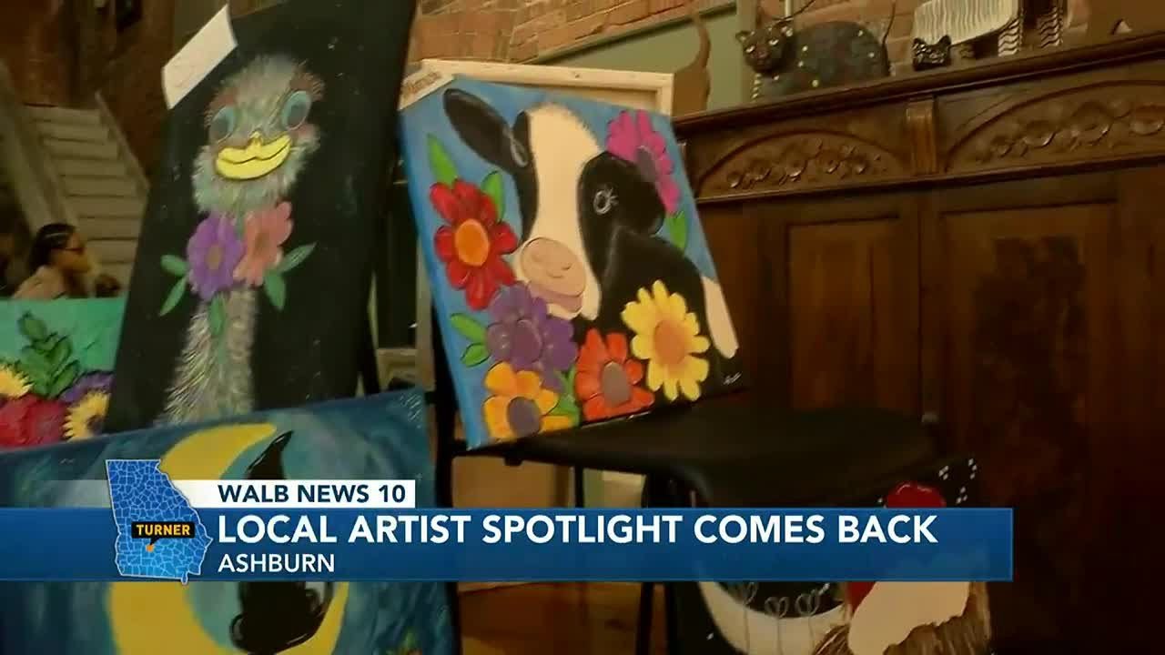 Ashburn brings back art gallery for local artists - YouTube