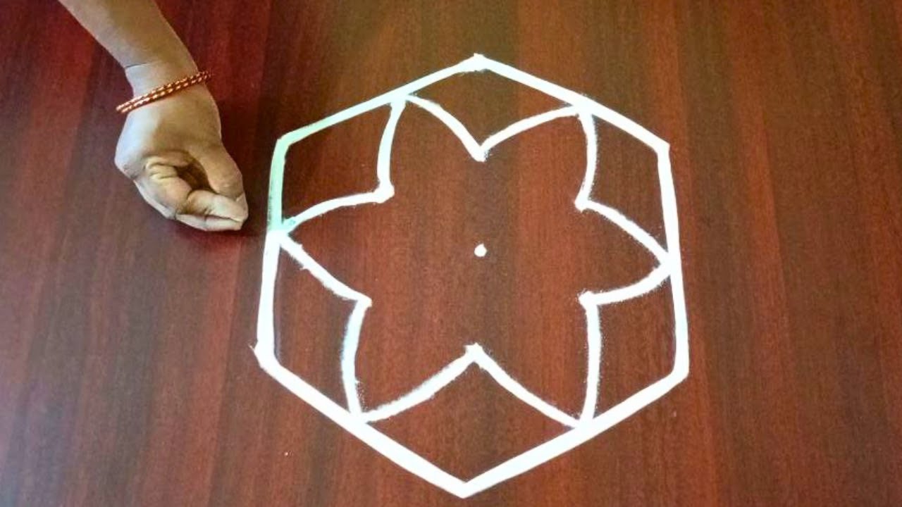 Easy Kumbh Rangoli design🌻kumbh🌻kumba🌻kalasa🌻Purnakumbha Rangoli🌻Daily ...