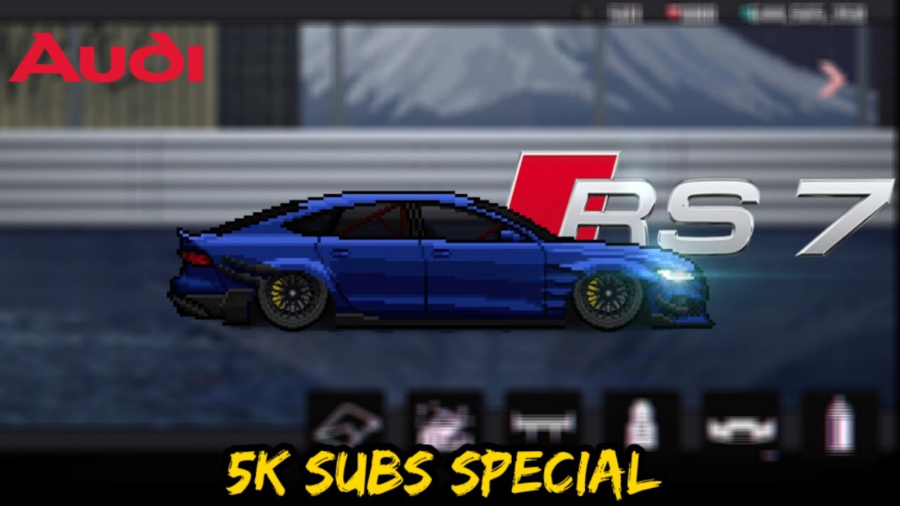 Audi RS7 DTM in Pixel Car Racer | 5K subs special ! - YouTube