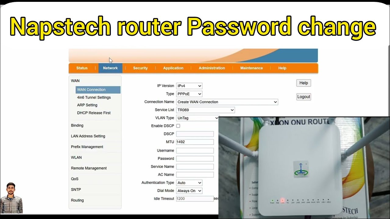 How to Change Nepstech Router Password || Nepstech Router Password ...