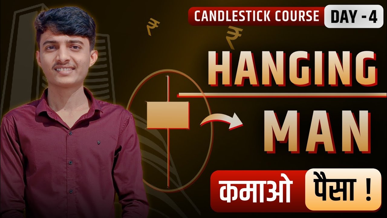 Hanging Man candlestick pattern hindi | basics of options trading for beginners in hindi ...