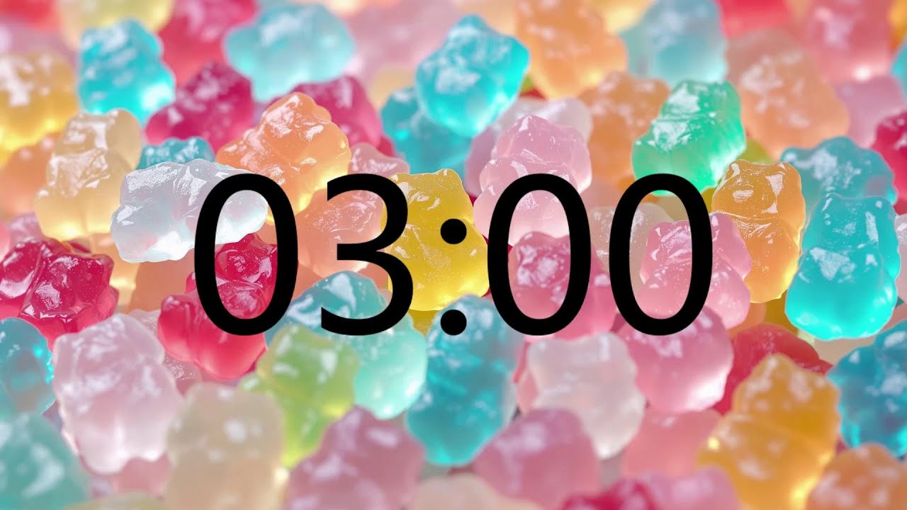 3 Minute Timer (KIDS HAPPY MUSIC + Sound Notification at Zero) - YouTube