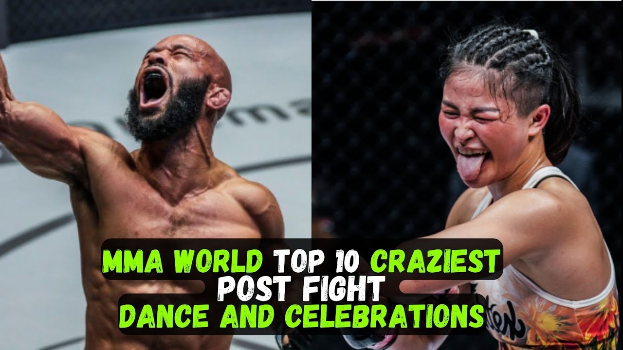 MMA World Top 10 Craziest Post Fight Celebrations || SPUPER CRAZY - YouTube