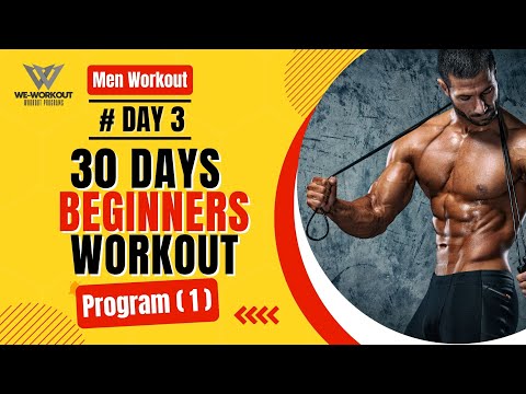 Day 3  Men's Beginner Workout Program:  - Energizing Cardio Session