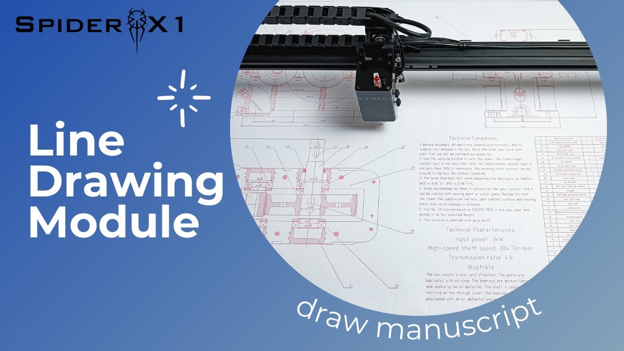 Lighten the Work：Draw Manuscript Using Spider X1 Laser Engraver and ...