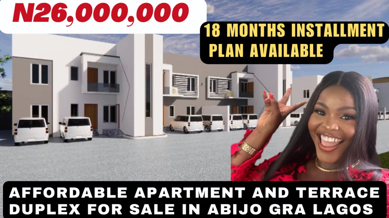 N26,000,000 affordable apartment and terrace duplex for sale in Abijo GRA Lekki Lagos. - YouTube
