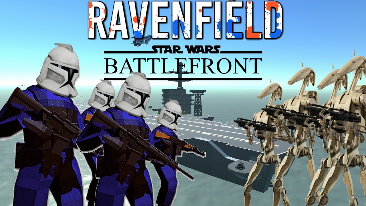 Fighting DROIDS As CLONE TROOPERS In Ravenfield! | Ravenfield Mods ...