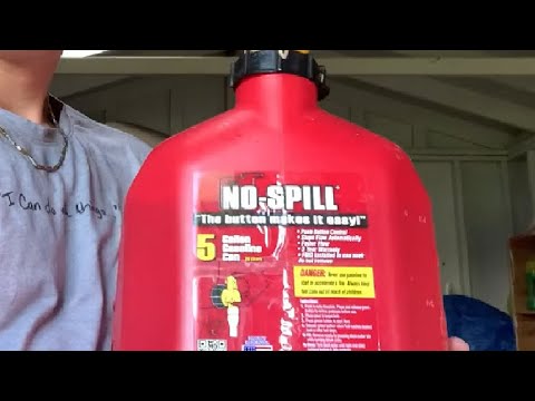 No Spill 1450 5 Gallon Poly Gas Can Review