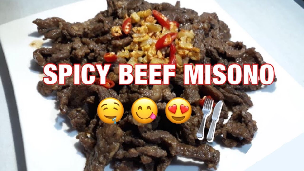 How to cook Beef Misono (Spicy) - YouTube