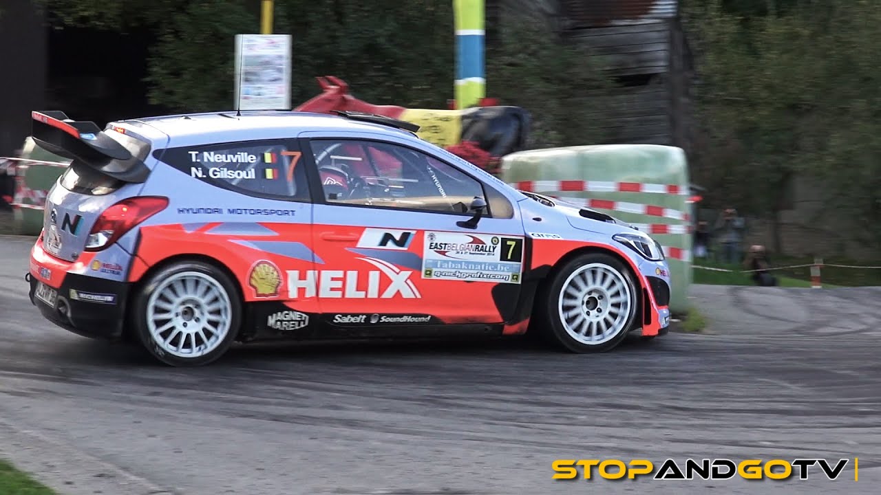 Thierry Neuville Hyundai i20 WRC winner East Belgian Rally 2014 - YouTube