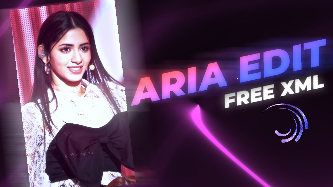 Aria edit xml file | efx edit preset | alight motion | @akbarappus - YouTube