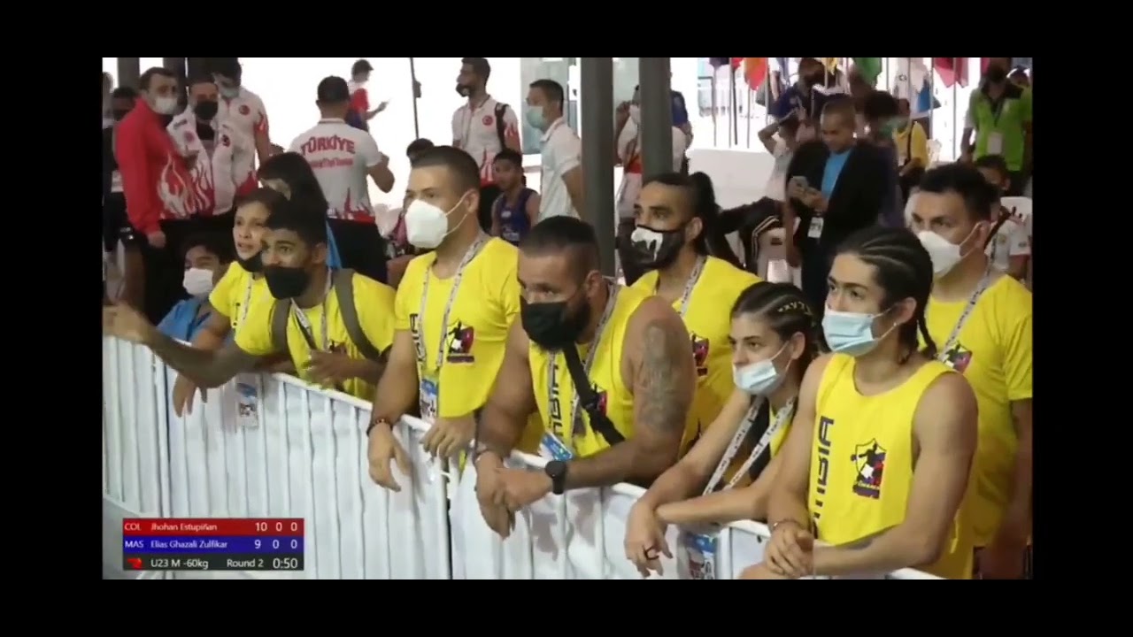 IFMA World Championship MuayThai 2021 Elias Ghazali (MAS)vs Johan ...