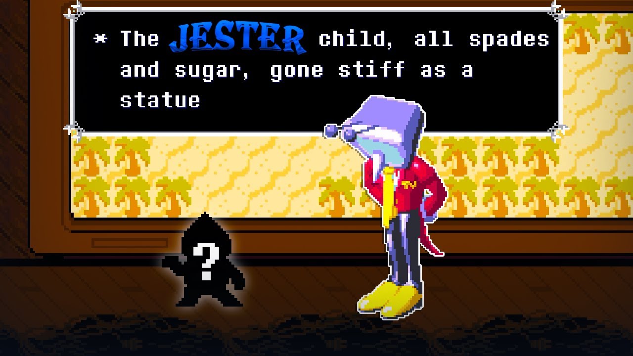 You may have missed Lancer Turning To Stone in Chapter 3... 😥#deltarune ...