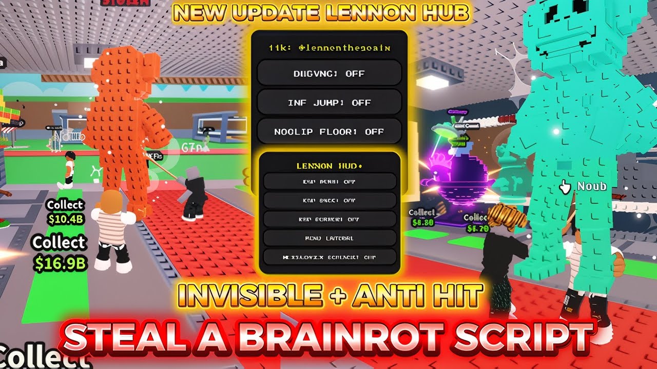 [LENNON HUB NEW UPDATE🍋] STEAL A BRAINROT SCRIPT | (NO KEY ...