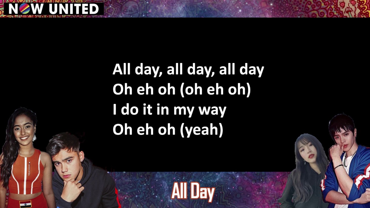 NOW UNITED - All Day (LETRA/LYRICS) - YouTube